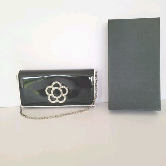 Mary Quant | Bags | Mary Quant London Wallet On Chain Long Snap Bills Cards Coins Black New ...